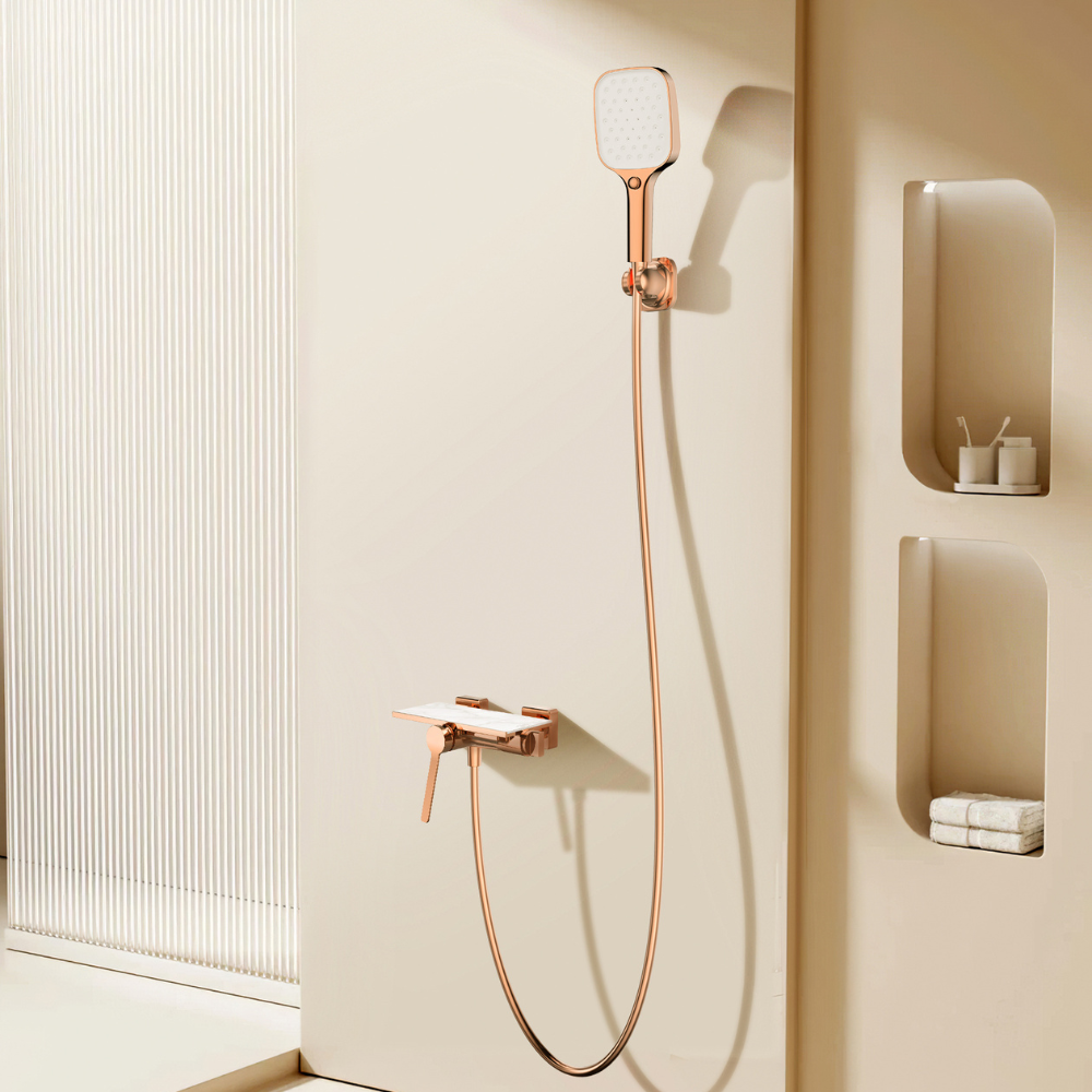 Novara Bath-Shower Mixer Brass