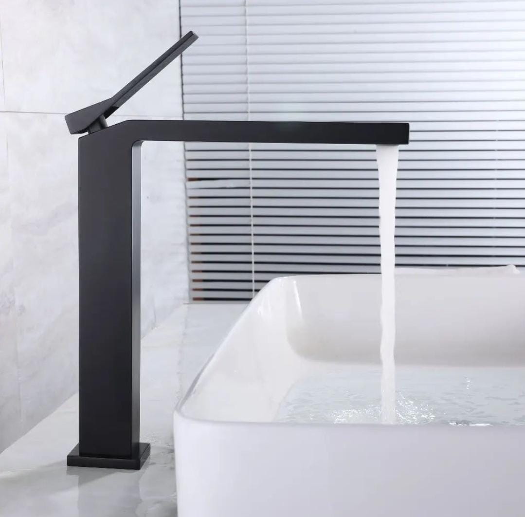 Milan Basin Mixer Brass - Tall