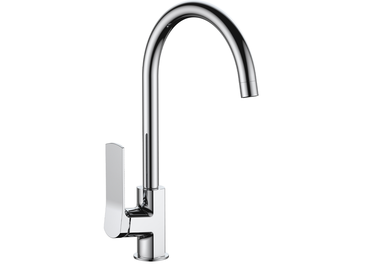 Verona Kitchen Mixer Deck Brass